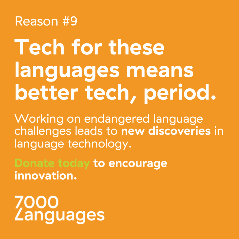 15 Reasons Why We Need Endangered Languages