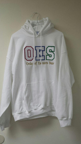 Hoodie Standard White (OES) | GreekStreet Apparel