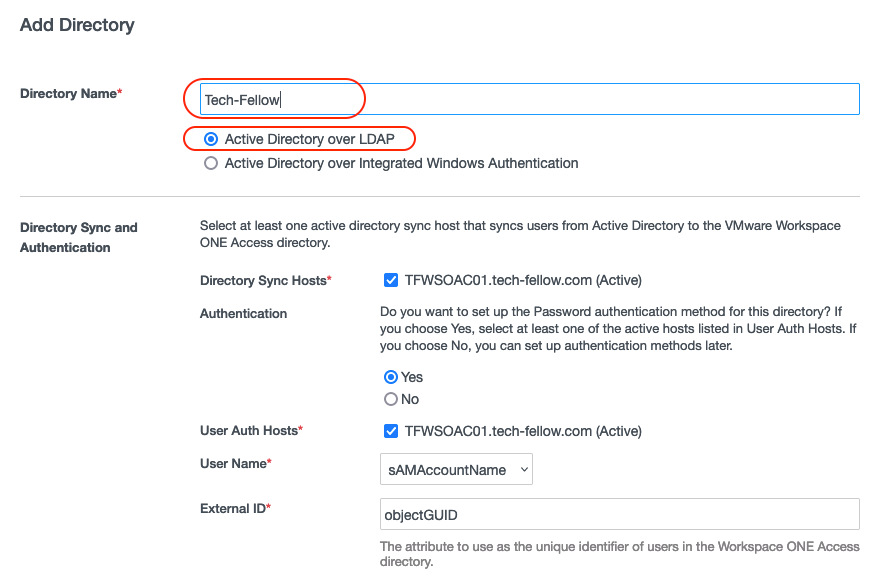 Integrating Local AD with Workspace One Access (SaaS)