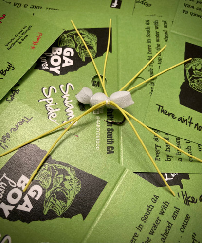 Swamp Spider Jr. (White Lightning) | GA Boy Lures