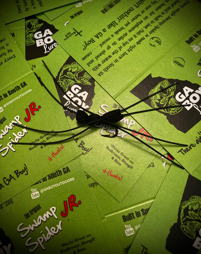 Swamp Spider Jr. (Midnight) | GA Boy Lures