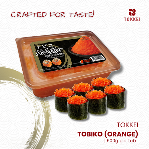 TOKKEI Tobiko Orange | 500g | Seafood Turbo