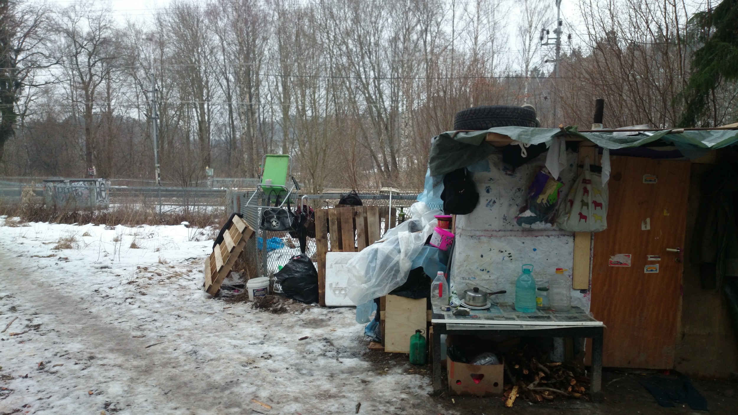 A Stockholm slum