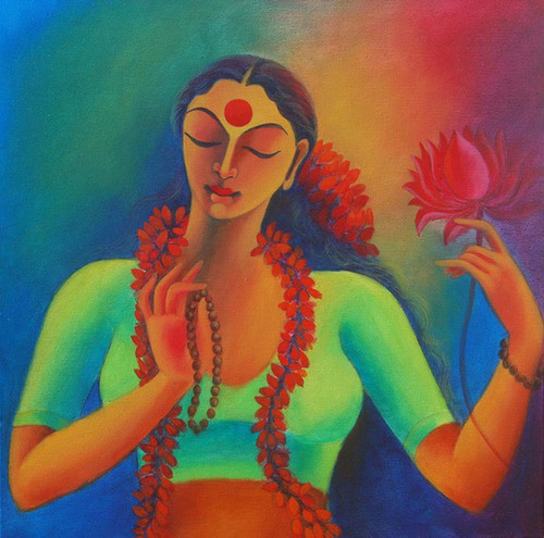 Lakshmi - Manisha Raju | Art Cube Gallery