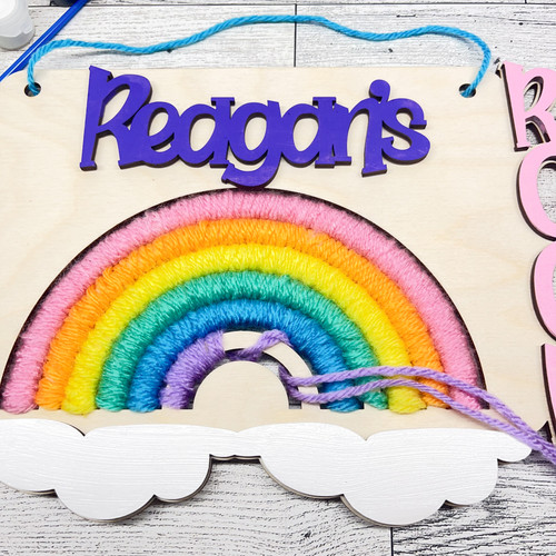 Rainbow Door Sign DIY Paint Kit | Diamond H Customs