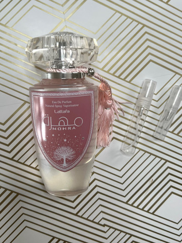 Decant of Mohra Silky Rose by Lattafa - Arab Perfume | queenbeeapothecary
