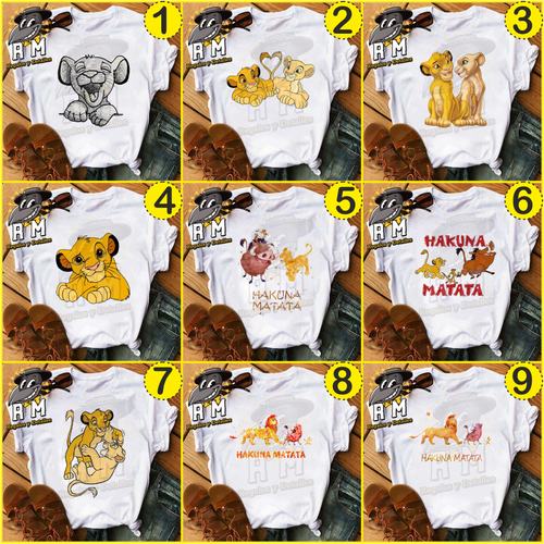 Colección Camisetas Rey León | R & M Regalos CR