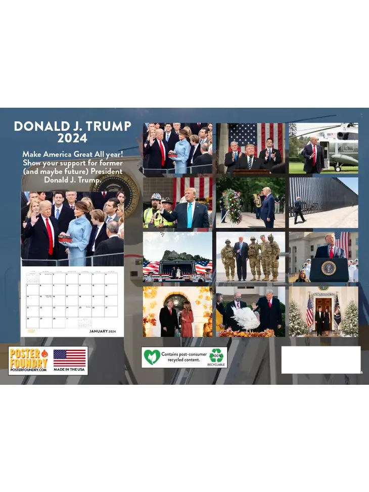 Donald Trump 2024 Calendar | We The People