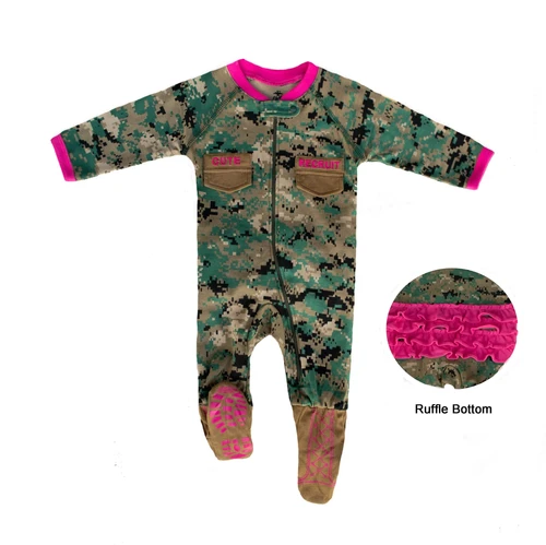 MARINE WOODLAND GIRLS BABY UNIFORM CRAWLER | We The People