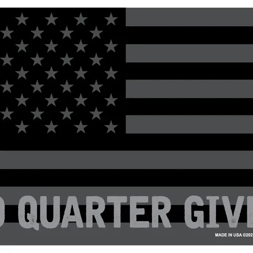 No Quarter Given Straight Flag 4" X 6" Rectangle Magnet | We The People