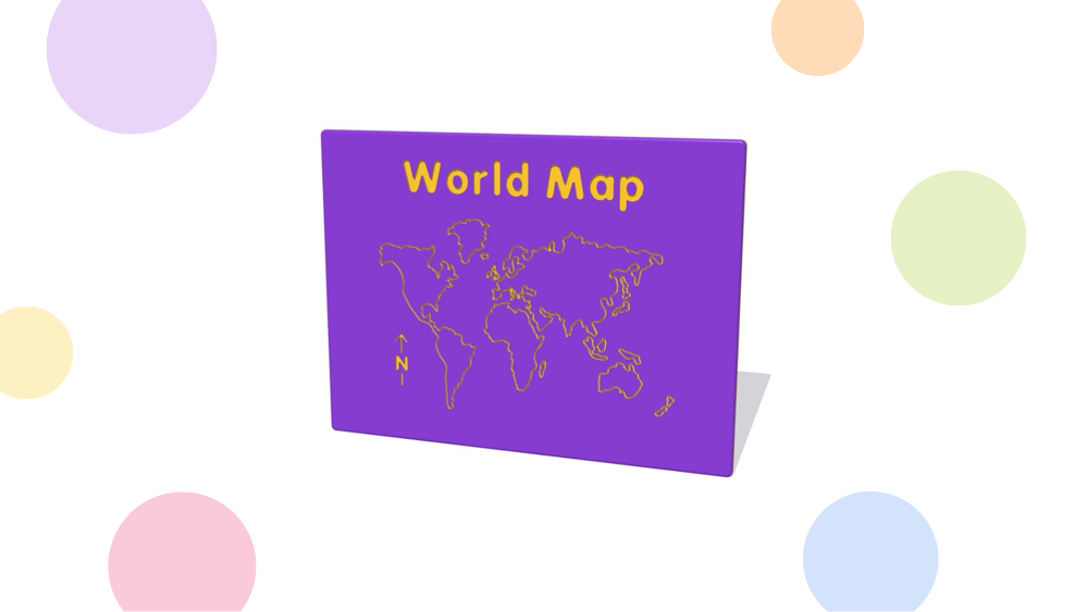 World Map Play Panel
