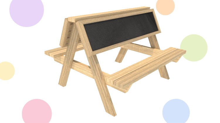 Creative Easel Bench