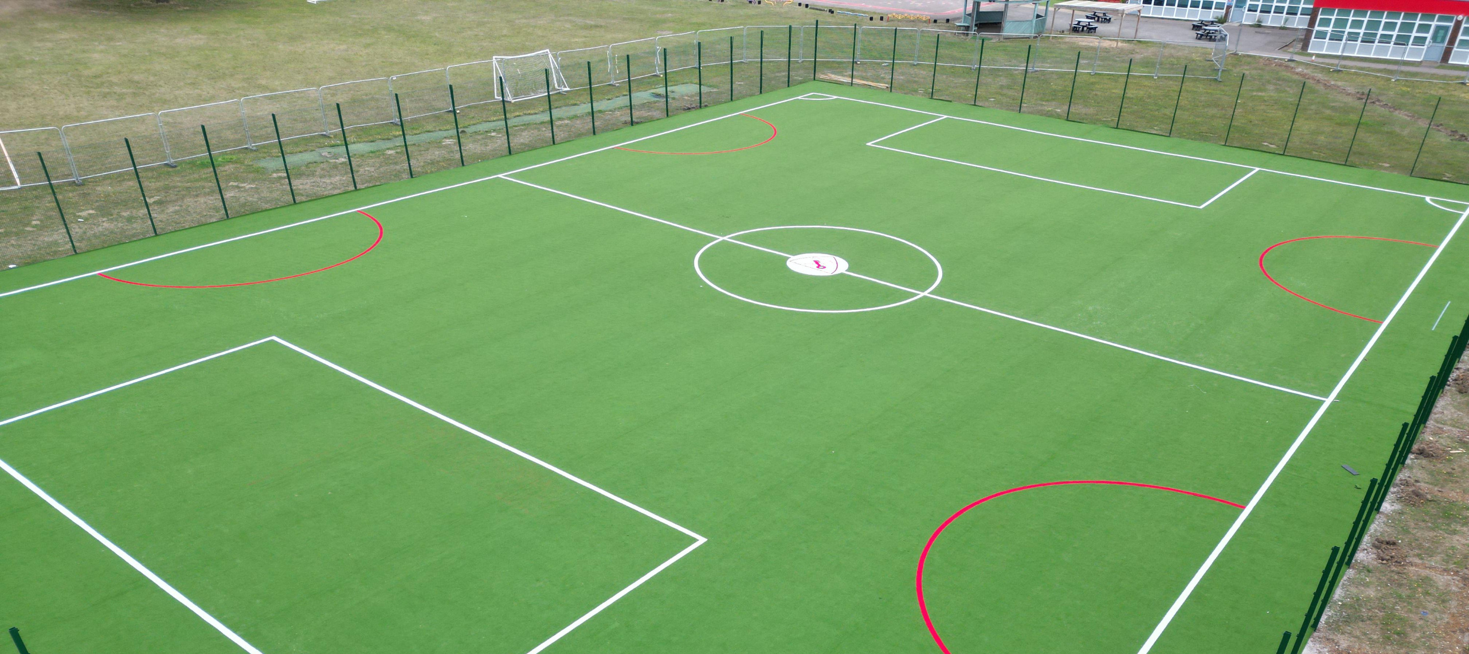Playground Football Pitch in Essex