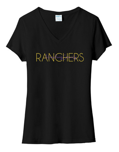 Ladies V-Neck Rancher Tee | Chaos & Company