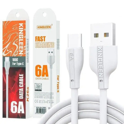 Kingleen 1M 6A USB A to C fast charging cable | RL Tech Services