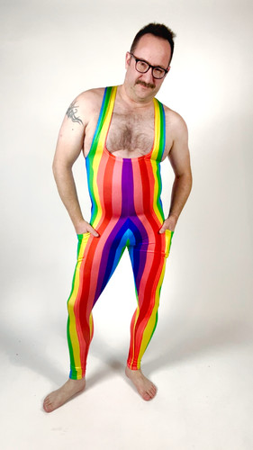 Pride Stripe Side Pockets Muscle Singlet | cut2medesigns