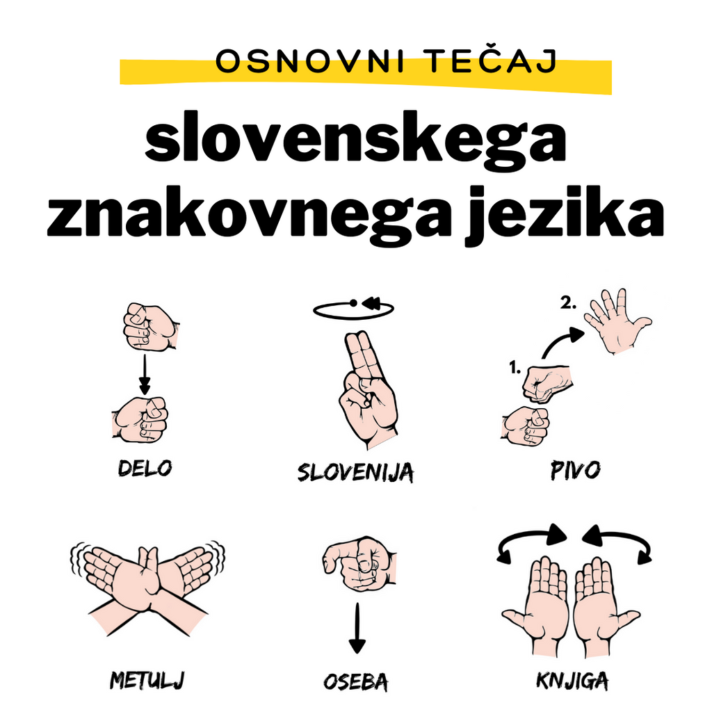 Znakovni jezik | Govorica gluhih | Ljubljana