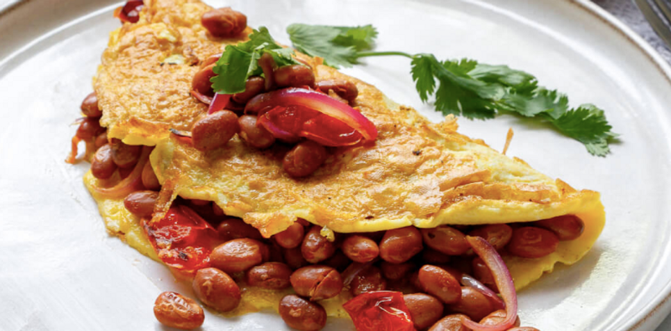Pinto Bean Omelette