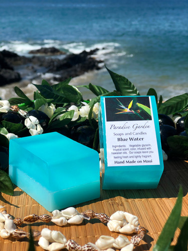 Blue Water Bar Soap | Paradise Garden Soap