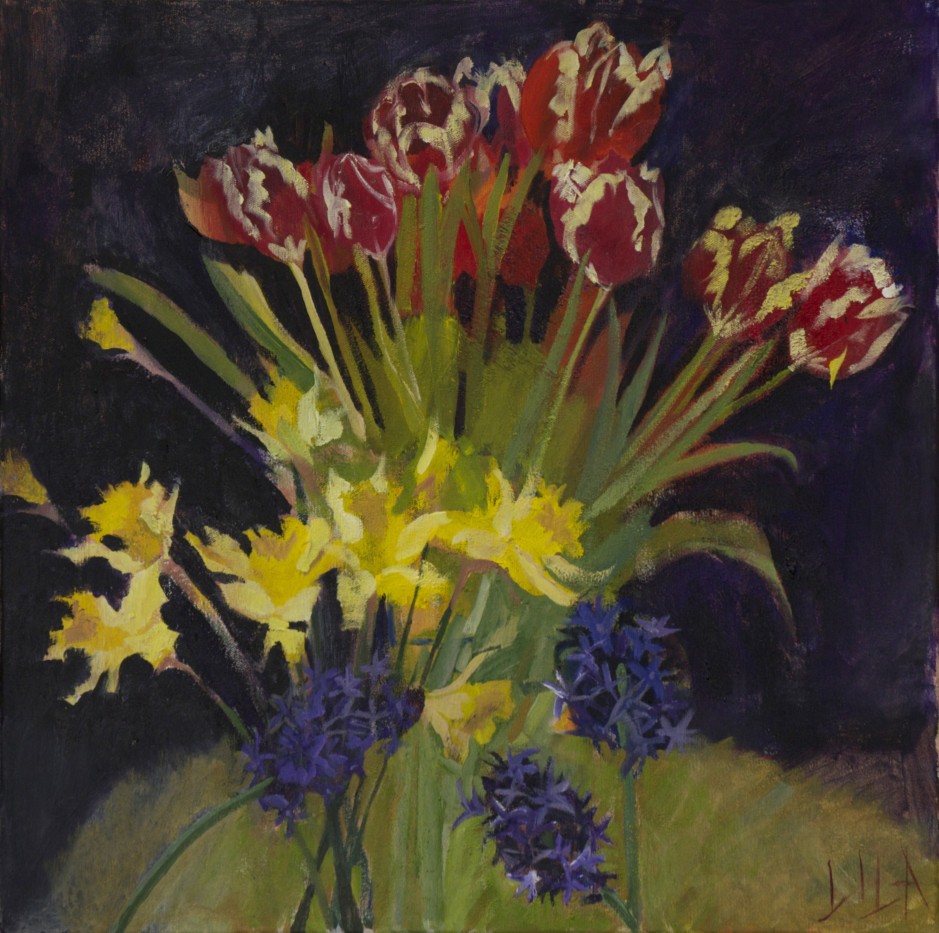 Floral Paintings, Flower Paintings by Lila Bacon, Woodstock, NY