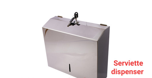 Jumbo Stainless Steel Serviette Dispenser | Hardware Homes