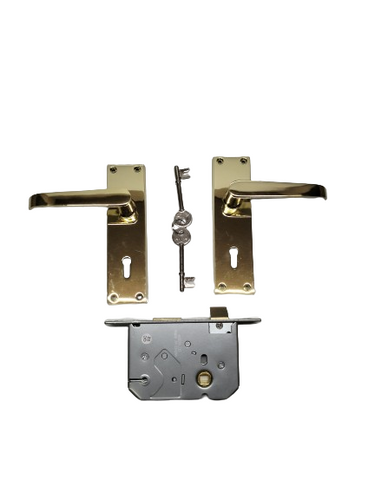 Union 3 Lever Lock Zinc Victoria Handle | Hardware Homes