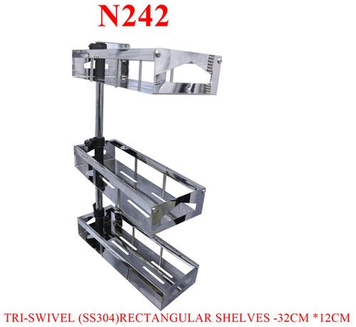 Tri-Swivel Rectangular Shelves | Hardware Homes