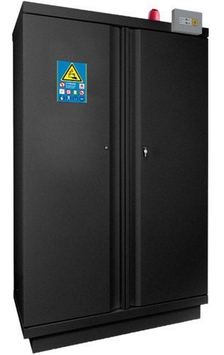 LARGE DOUBLE DOOR - LITHIUM-ION STORAGE & CHARGING CABINET | LithiPlus