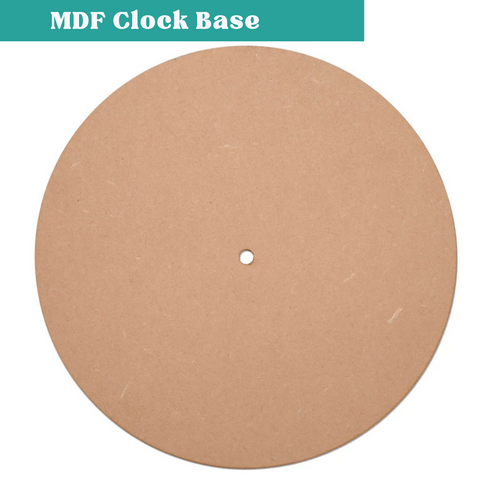 13.5 MDF Clock Base For Resin Art | Mithila Resin Art