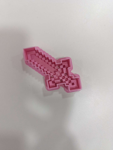 Cortante mas sello espada de Minecraft 7cm | Tiendita de Moldes