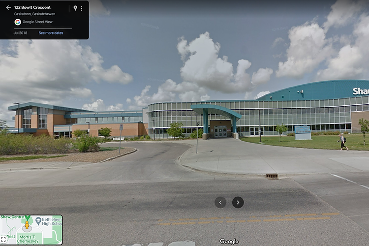 Shaw Centre Maps | Saskatoon Sharks