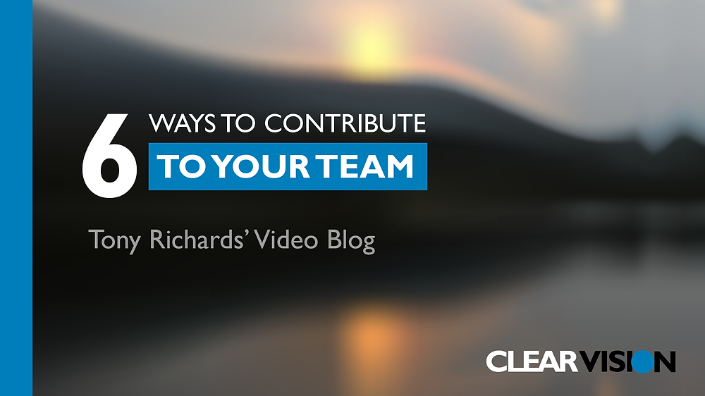 6 Ways To Contribute To Your Team