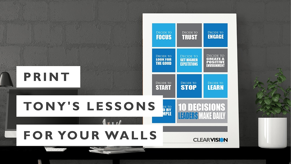 Leadership Coaching Posters | Clearvision