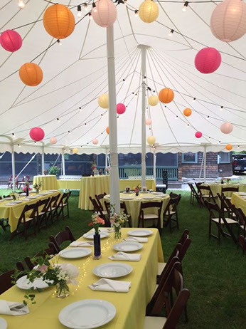 Lanterns on Cafe Lights | Showcase Events