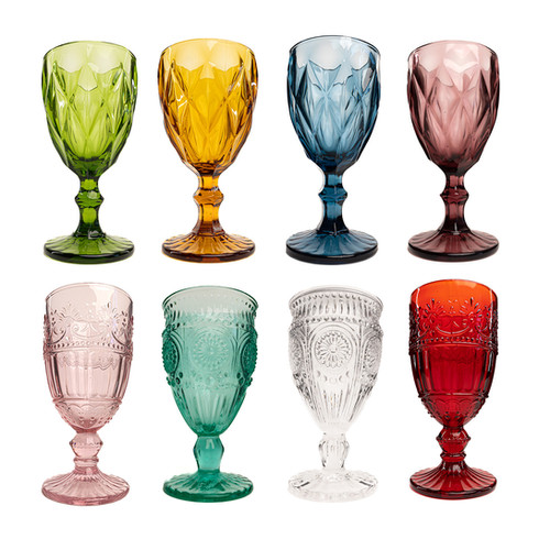 Colored Water Goblets | Showcase Events