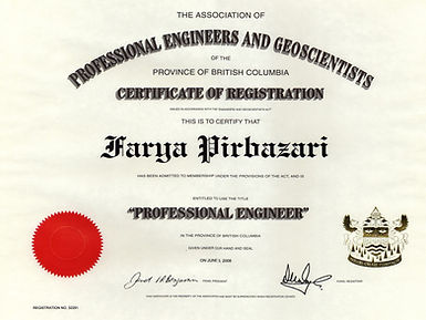 CERTIFICATES | FaryaPirbazariCV
