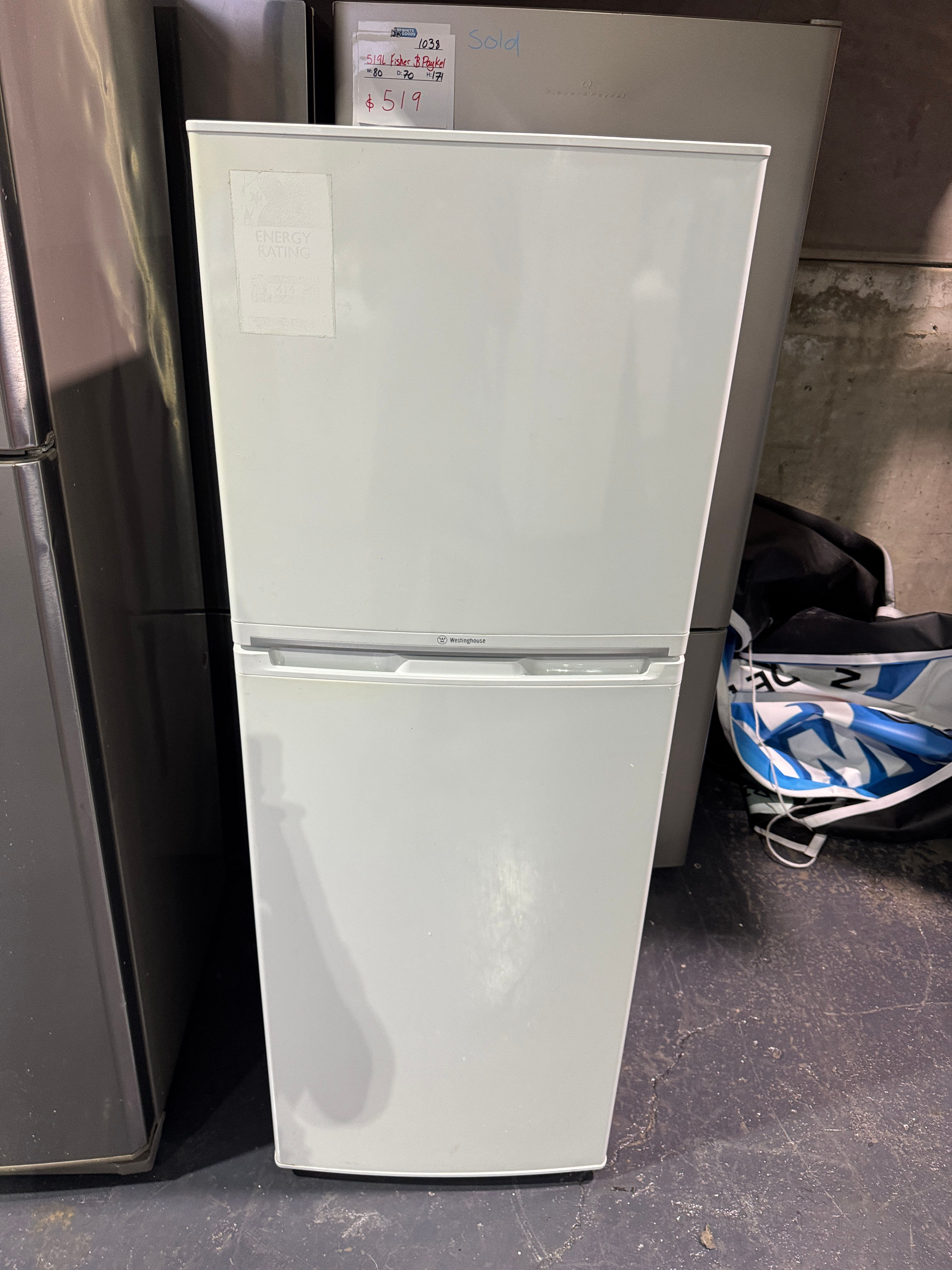 250L Westinghouse Top Mount Fridge (F1151) | Mr White Goods