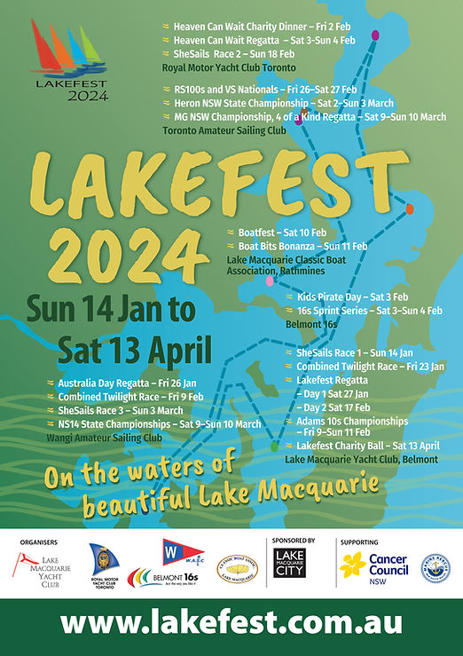 Lakefest map 2024 | lakefestnsw