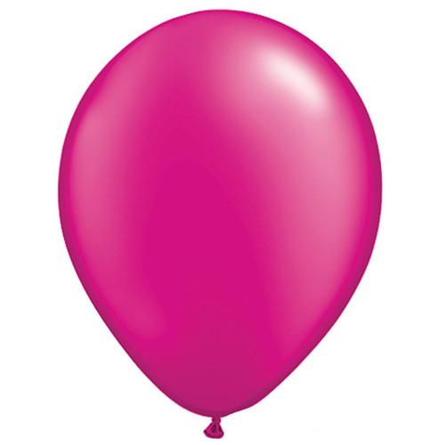 12" Jewel Crystal Latex Balloon - Magenta | Fun@Balloons