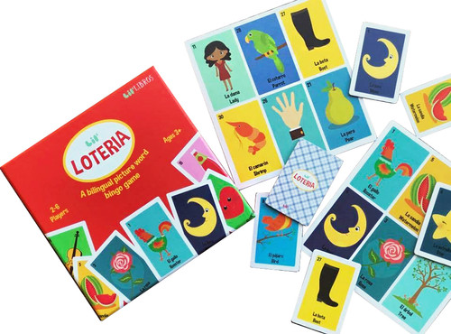Lil’ Loteria: A Bilingual Picture Word Bingo Game | Mestiza Shop