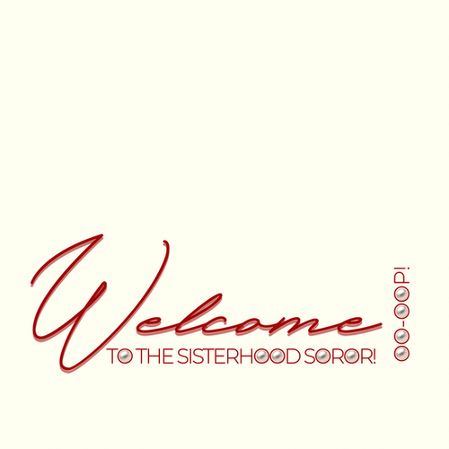 WELCOME SOROR! • (GREETING CARD) | PinMe1913