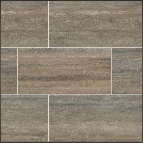 12"X24" VENETO NOCE PORCELAIN TILE - 16 sq.ft/box | Pedra Rustica US