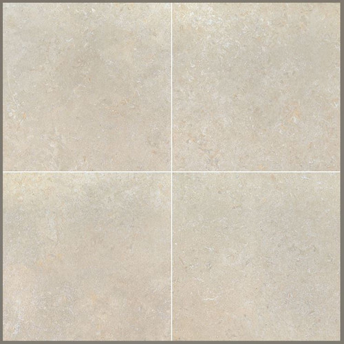 24"X24" LIVINGSTYLE CREAM PORCELAIN TILE - 16 sq.ft/box | Pedra Rustica US