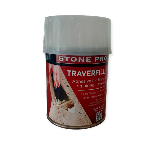 Stone Pro, Traverfill Pro Adhesive - 1 Quarts | Pedra Rustica US