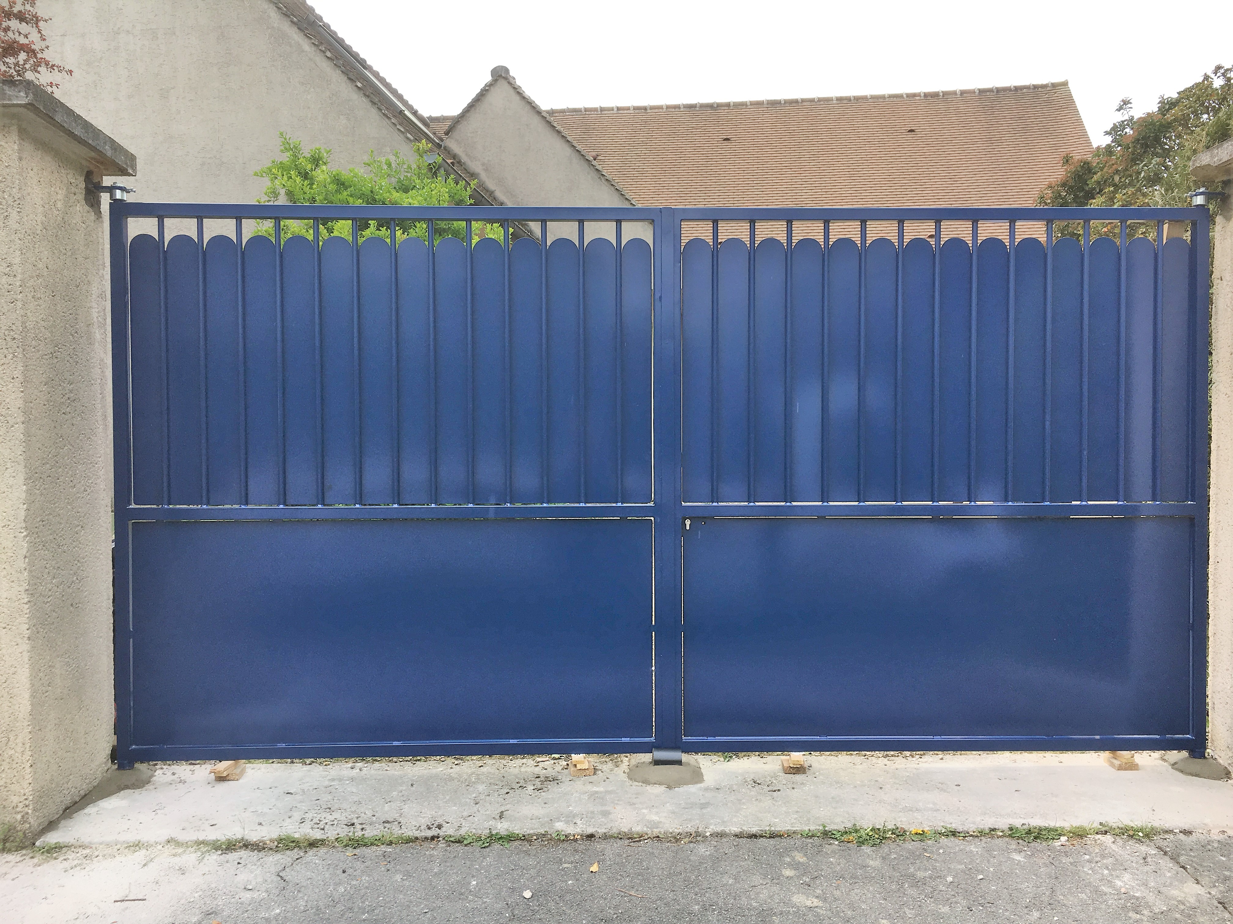 Portail double vantaux