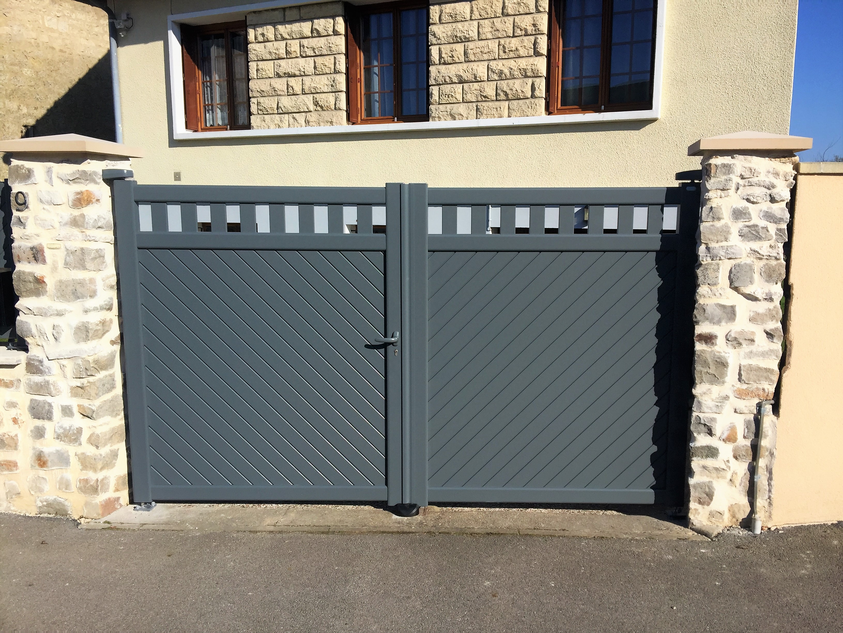 Portail double vantaux