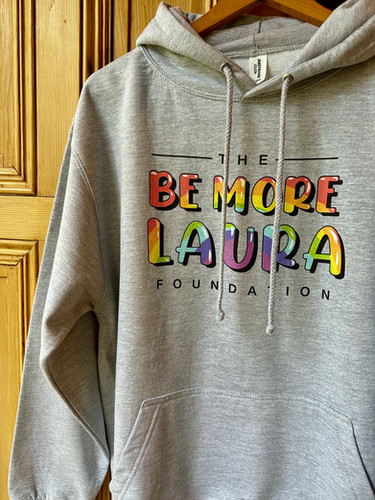 Be More Laura Hoodie - Grey | Doingitforlaura