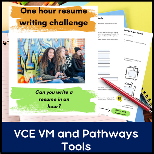Resume for teens resume plan and template activity | Anne Vize Writing