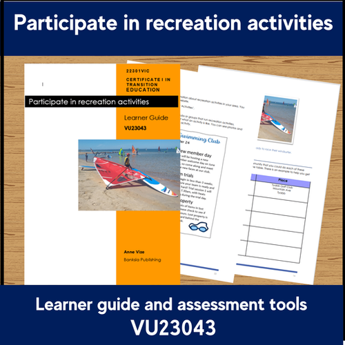 Participate in recreation activities VU23043 learner guide and ...