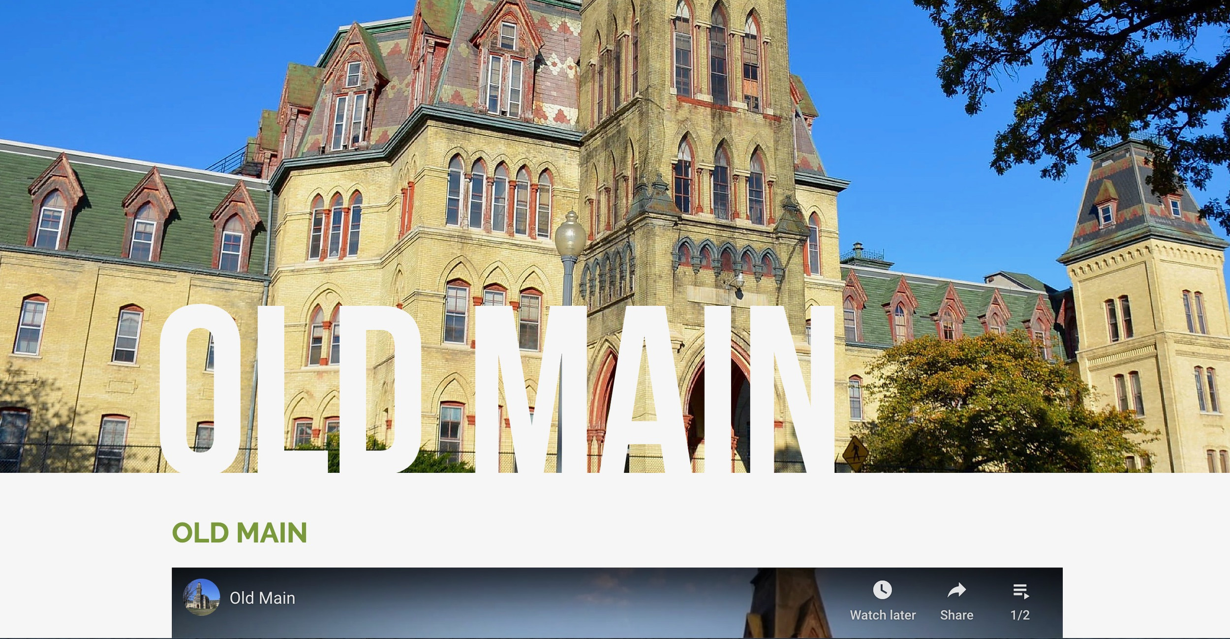 OLD MAIN | Soldiers Home